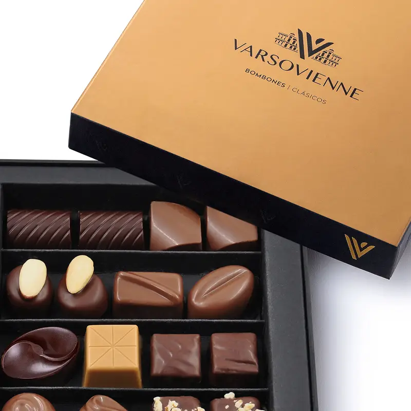 Chocolate Varsovienne Caja Macizos Rubio 32% 132 grs